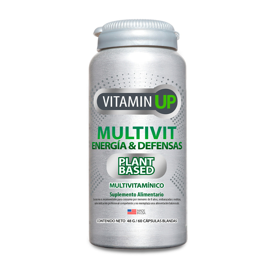 Vitamin Up Multivit Energia & Defensa Multivitamínico Plant Based 60 C